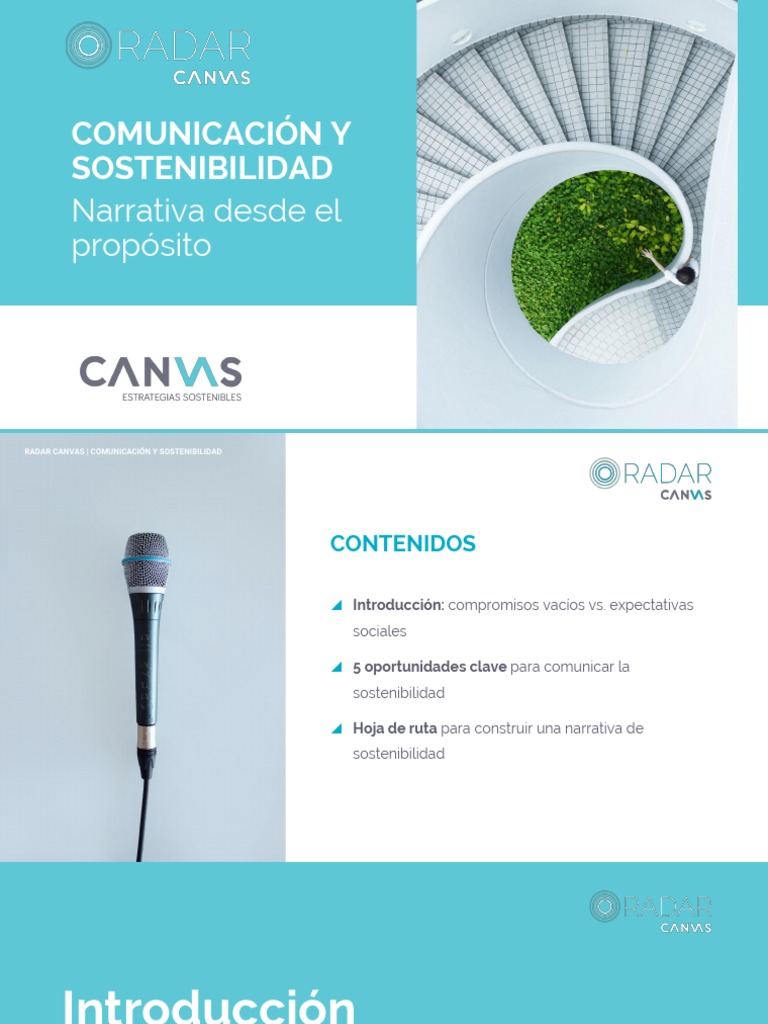 RADAR CANVAS Comunicacion y Sostenibilidad 2022 | PDF | Sustentabilidad ...