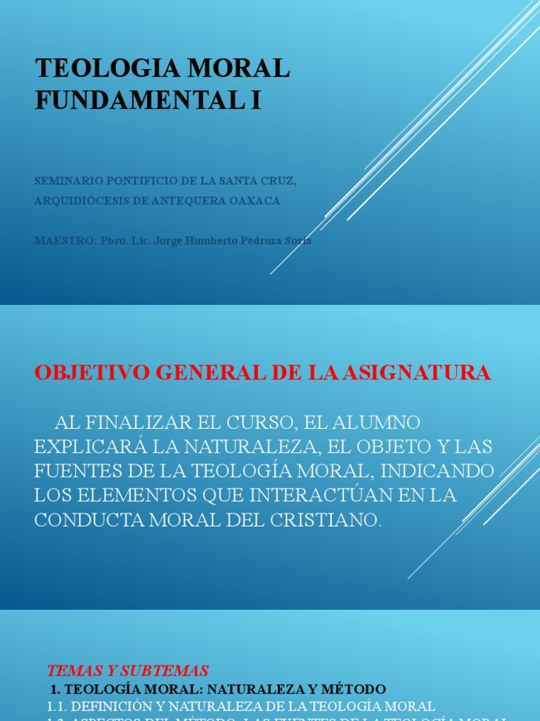 Teología Moral Fundamental | PDF | Moralidad | Teología