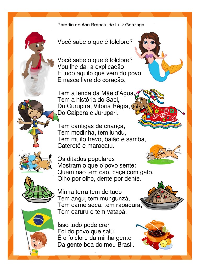 Paródia de Asa Branca Folclore | PDF