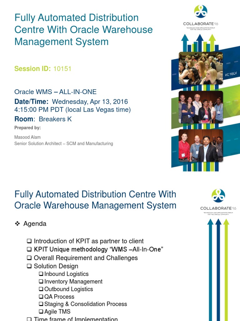 10151-Fully Automated Distribution Centre With Oracle Warehouse ...