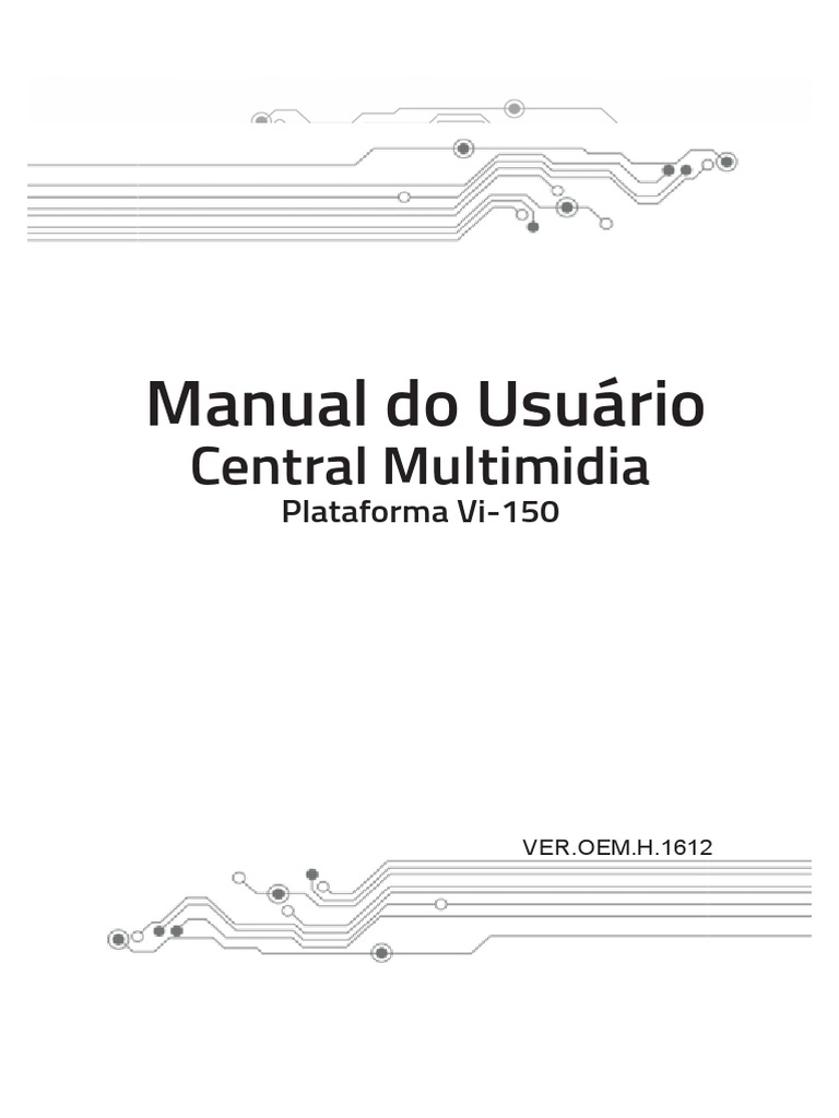 MANUAL-Vi-150 Base para Instalação de Kitmuldimidia | PDF | Bluetooth ...