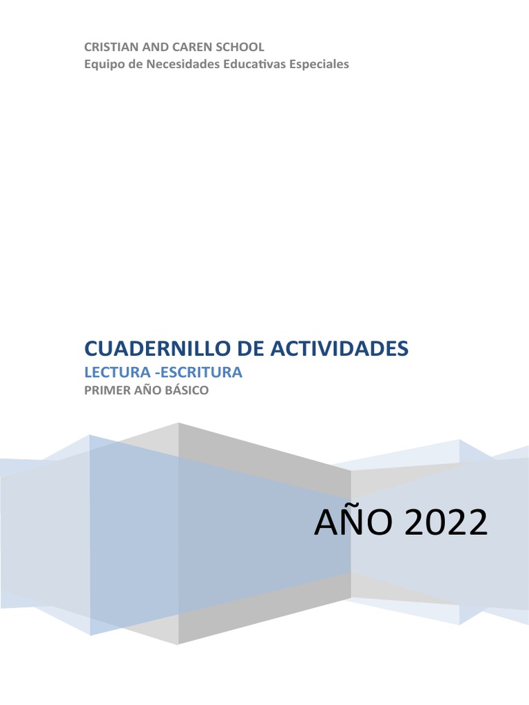Cuadernillo Primero LECTURA-ESCRITURA INVIERNO 2022 | PDF | Escritura ...