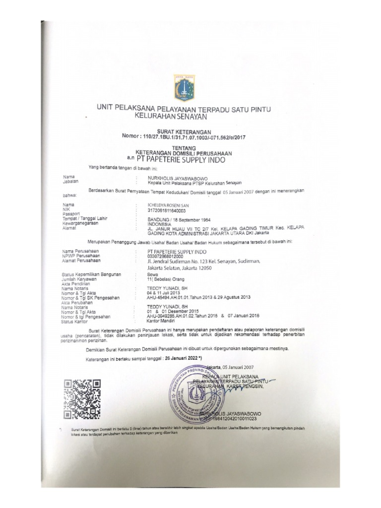 Unit Pelaksana Pelayanan Terpadu Satu Pintu | PDF