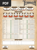 Fallout CharacterSheetFillable | PDF