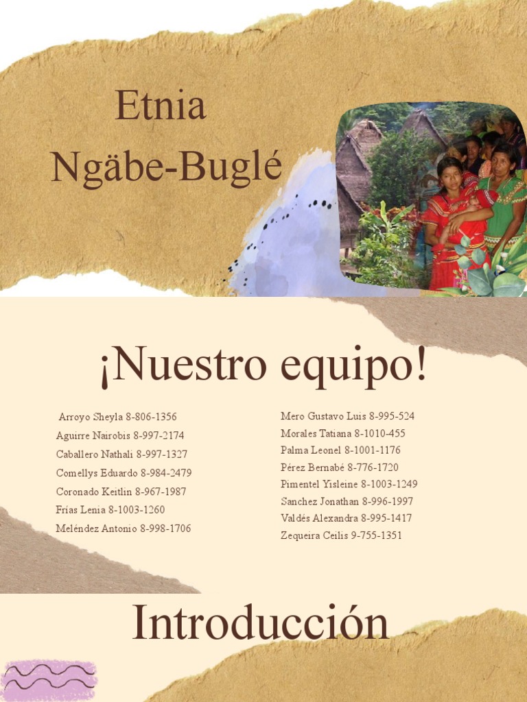 Etnia Ngäbe-Buglé | PDF | Ciencias sociales | Estudios de idiomas ...