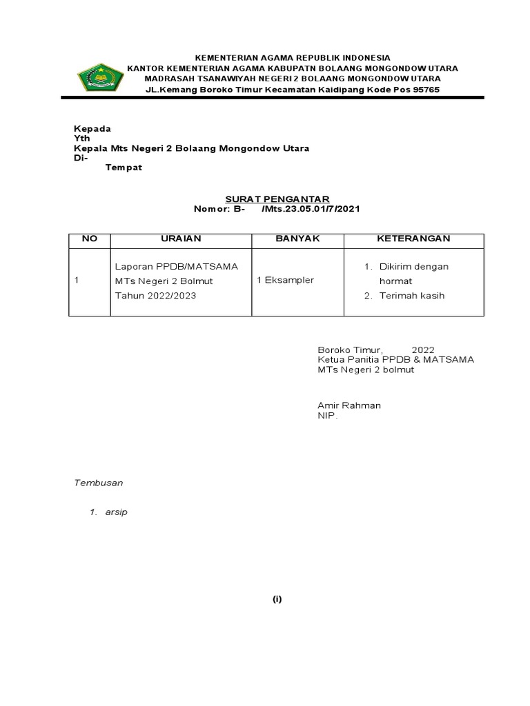 Laporan Kegiatan PPDB 2022 | PDF