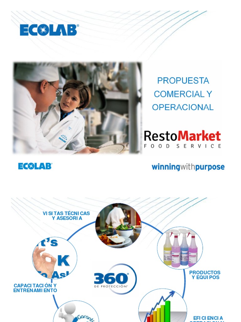 Propuesta Ecolab Restomarket - Modo de Compatibilidad | PDF | Higiene