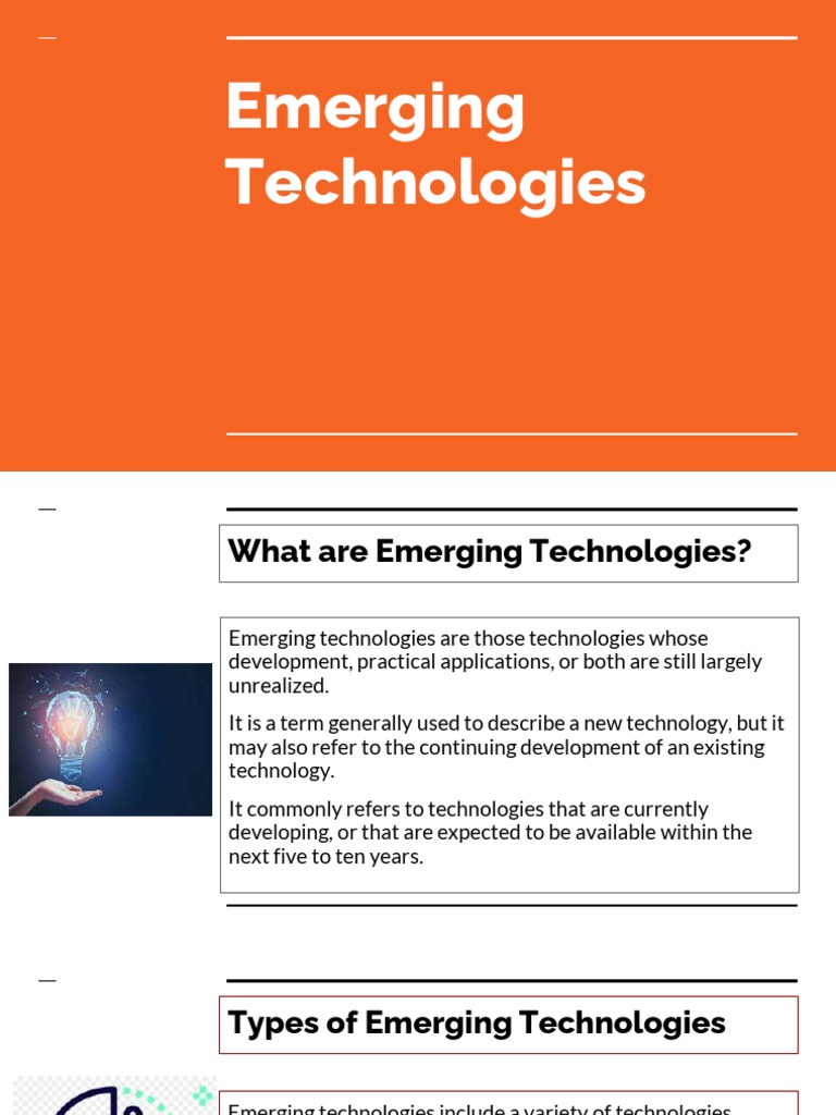 Emerging Technologies | PDF | Emerging Technologies | Nanotechnology