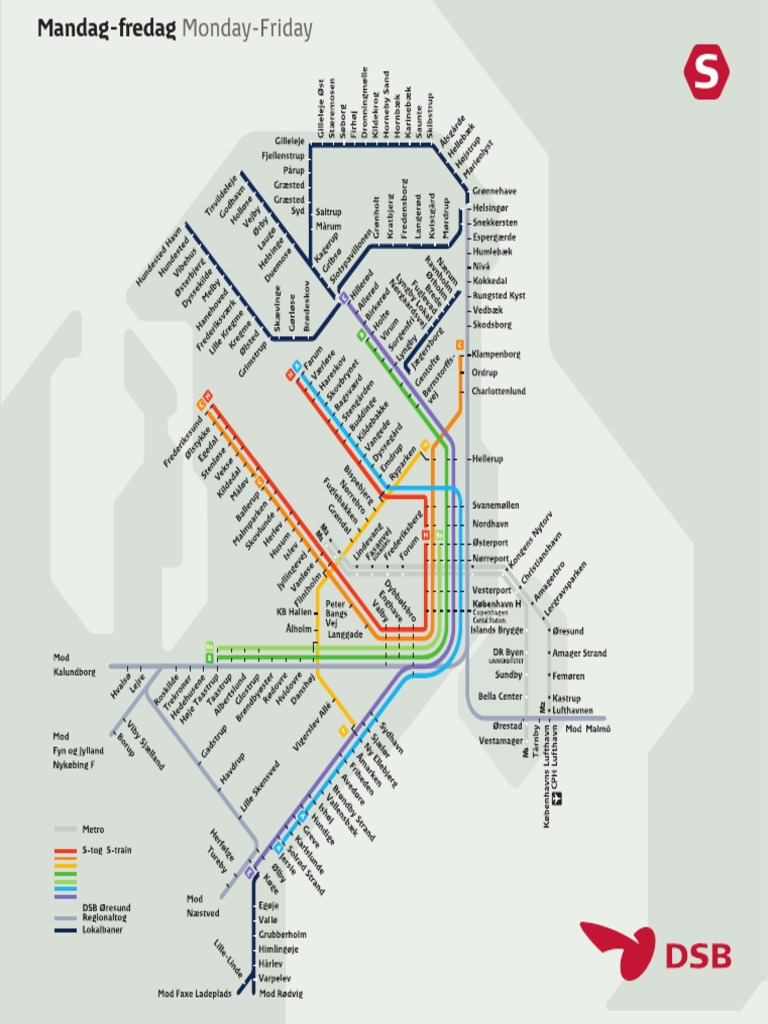 Køreplan - S-Tog - K13 - Mandag-Fredag - DSB | PDF