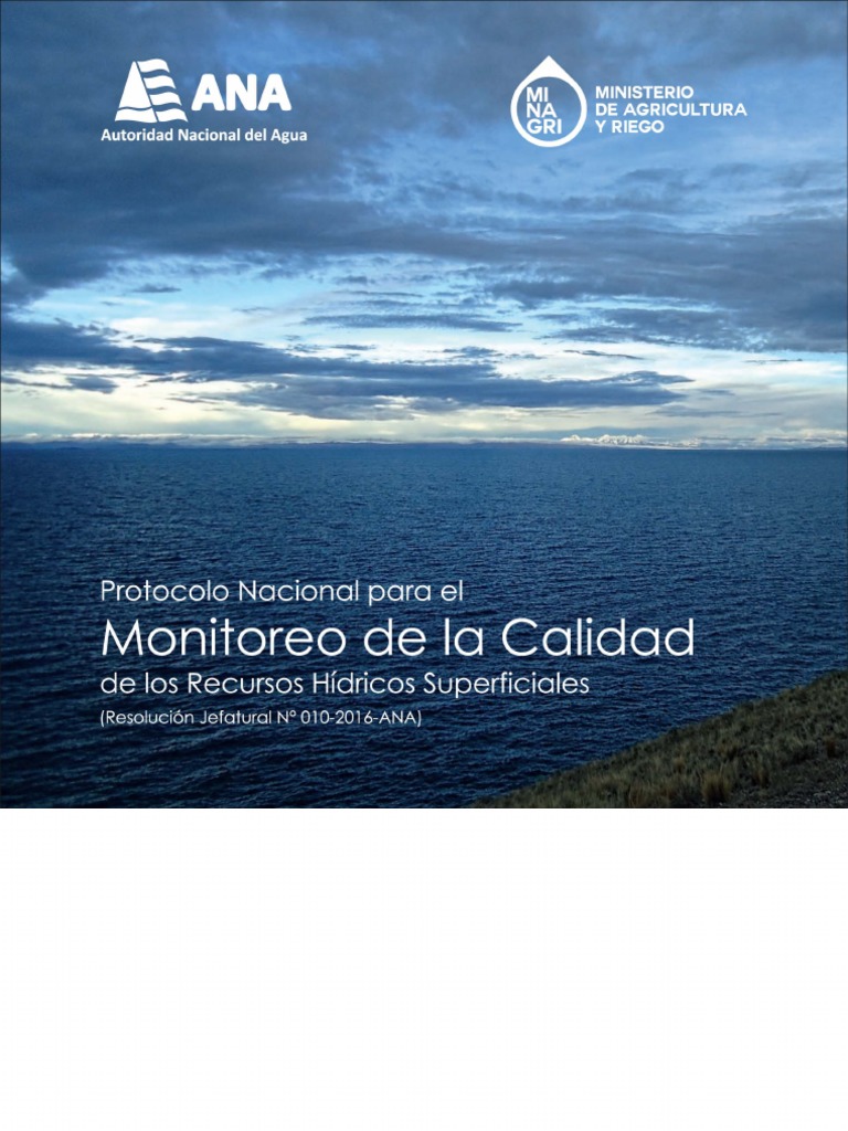 Protocolo Monitoreo Recursos Hidricos Superficiales | PDF | Agua | Ciencias de la Tierra