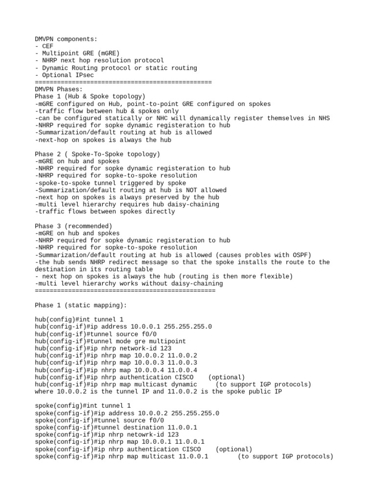 DMVPN | PDF | Network Architecture | Computer Engineering