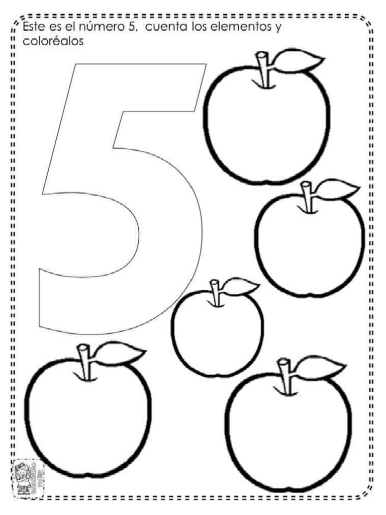 Colorea Los Números | PDF
