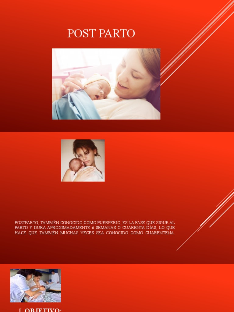 Pos Parto | PDF | Periodo posparto | Parto