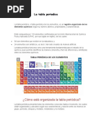 Tabla Periódica en Inglés | PDF | Tabla periódica | Elementos químicos