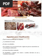 Microorganismos en Carnes Fermentadas | PDF | Carne | Sustancias químicas