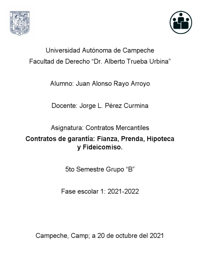 Contratos de Garantia | PDF | Pagos | Derecho y economía