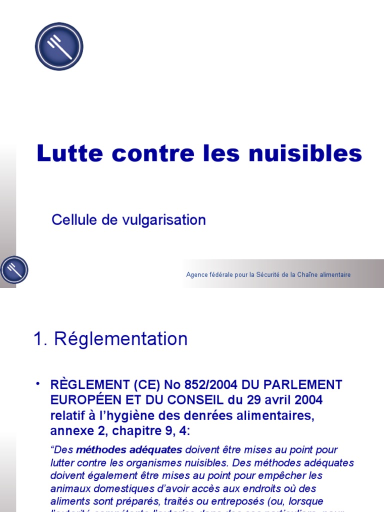 Lutte Contre Les Nuisibles: Cellule de Vulgarisation | PDF | Nourritures | Pesticide
