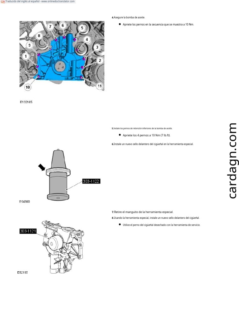 Range Rover 3.6L TDV8 Diesel Engine (140-186) .En - Es | PDF ...