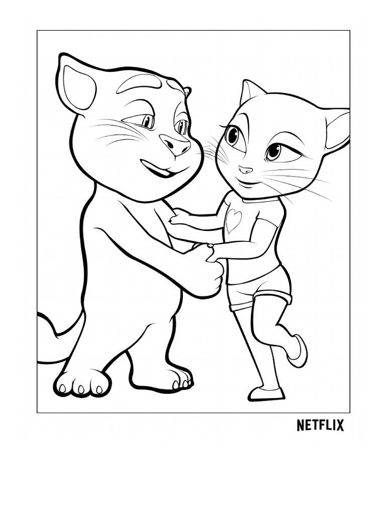 Netflix Coloring Page | PDF