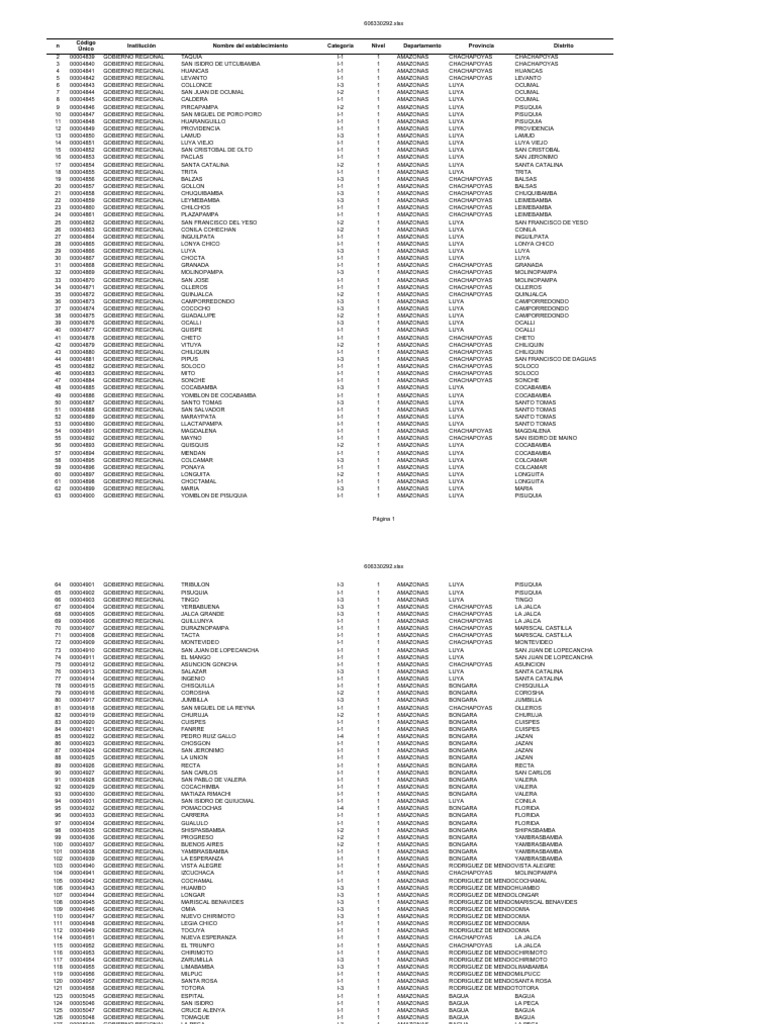 EESS RM | PDF | Perú