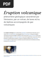 Exposé Sur Volcans | PDF | Volcan | Volcanologie