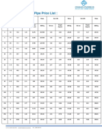 MS Pipe Weight and Size Chart | PDF | Pipe (Fluid Conveyance) | Civil ...