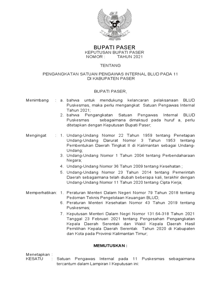 SK Pengangkatan Spi | PDF