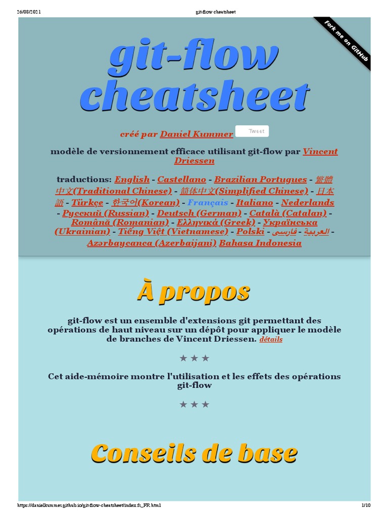 Guide Git-Flow : Aide-Mémoire Complet | PDF | Génie logiciel | Architecture (Informatique)
