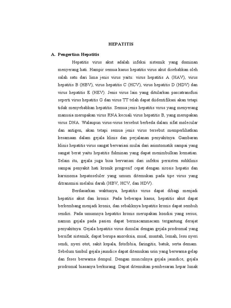 HEPATITIS MbaFitri | PDF | Pengembangan Diri | Sains & Matematika