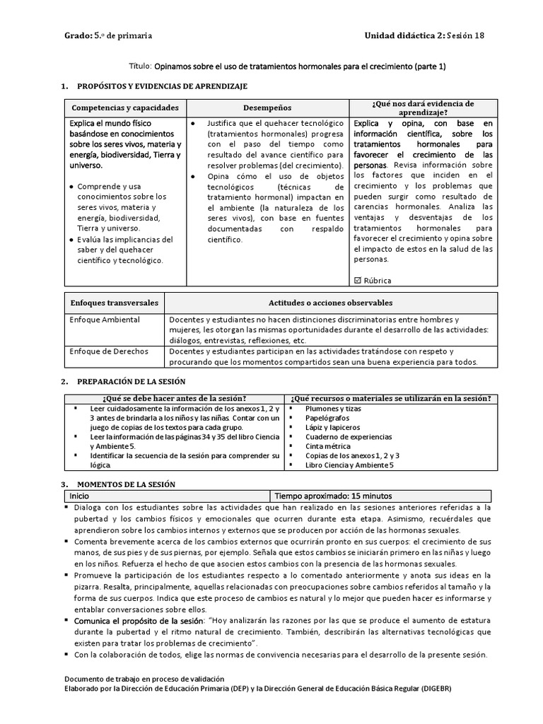 Quintogrado-U2-S18 La Puber | PDF | Pubertad