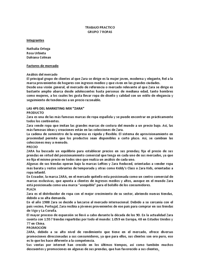 TP Grupo 8 | PDF | Ventaja competitiva | Mercado (economía)