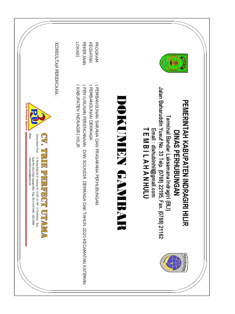 Rencana Pembangunan Dermaga Kateman | PDF