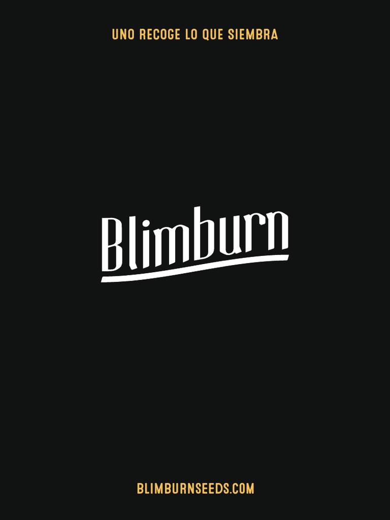 Blimburn: Semillas de Cannabis Exclusivas | PDF | Plantas