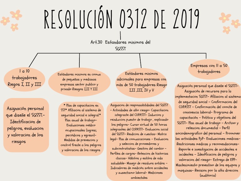 Mapa Conceptual Resolución 0312 2019 Dayana Martinez | Descargar gratis ...