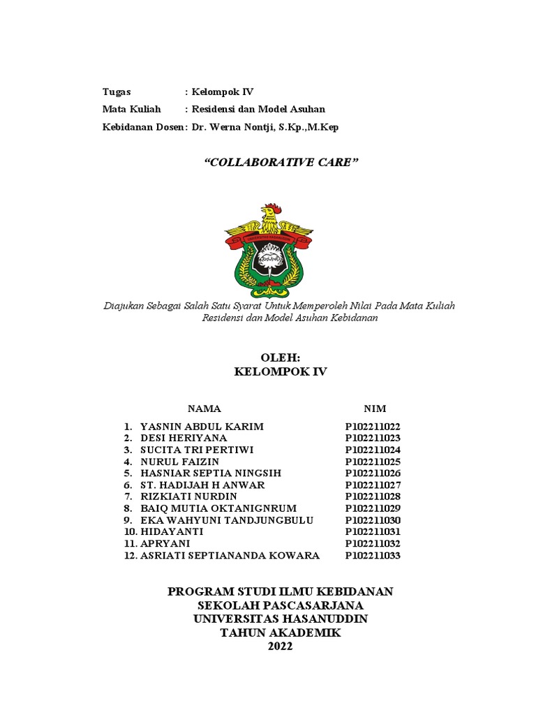 Kelompok 4 - Collaborative Care Fix | PDF