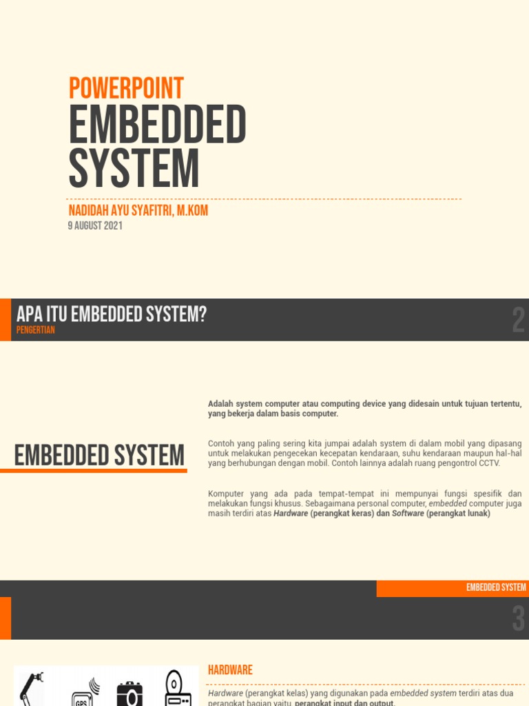 MATERI 1. Embedded System | PDF
