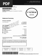 Smart Billing Sample | PDF | Makati | Metro Manila