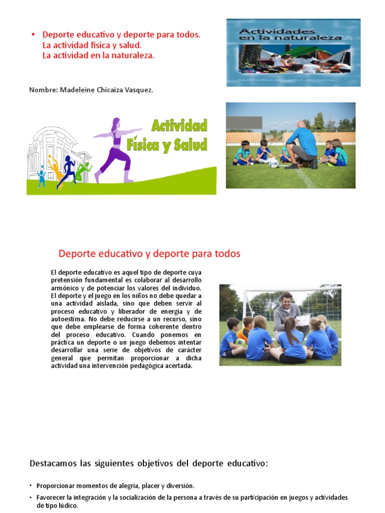 Deporte Educativo y Deporte para Todos | PDF | Deportes
