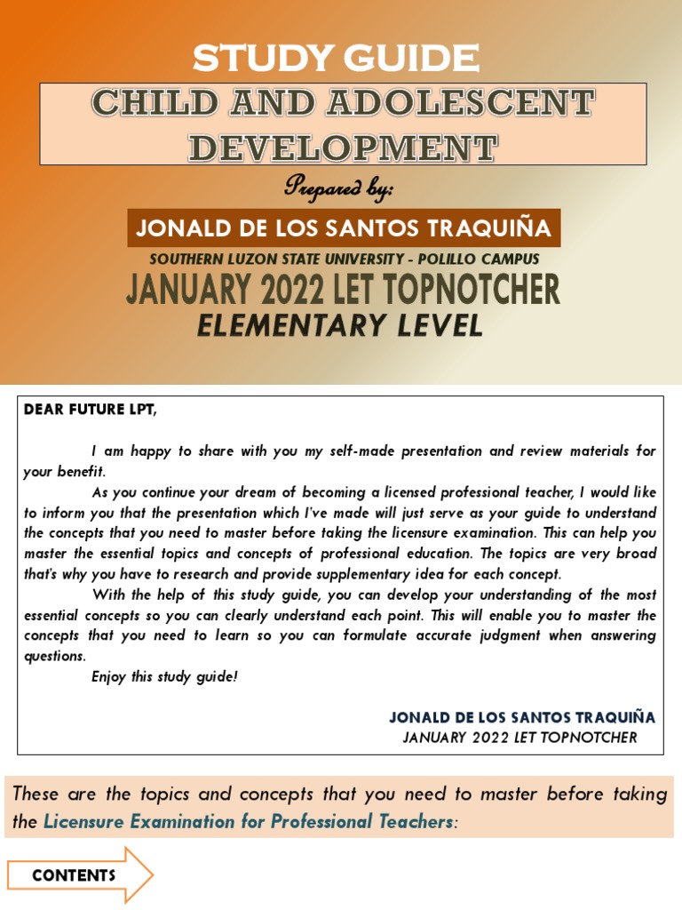 Child and Adolescent Development | PDF | Id | Developmental Psychology