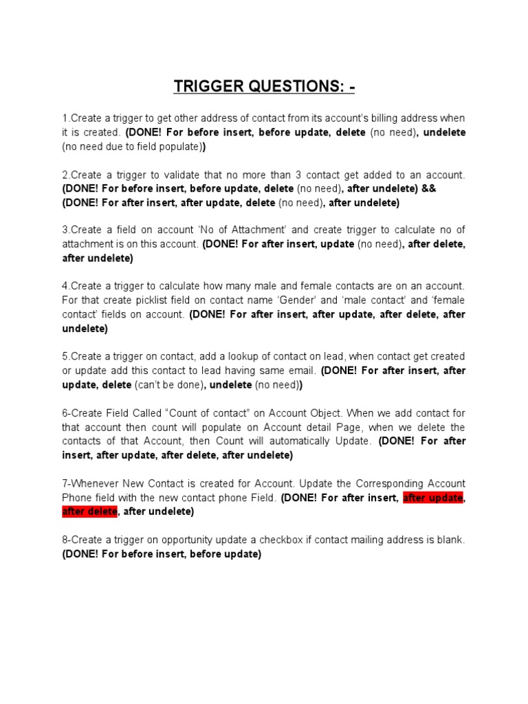 Trigger's To Practice | PDF | Computer Programming | Software Engineering