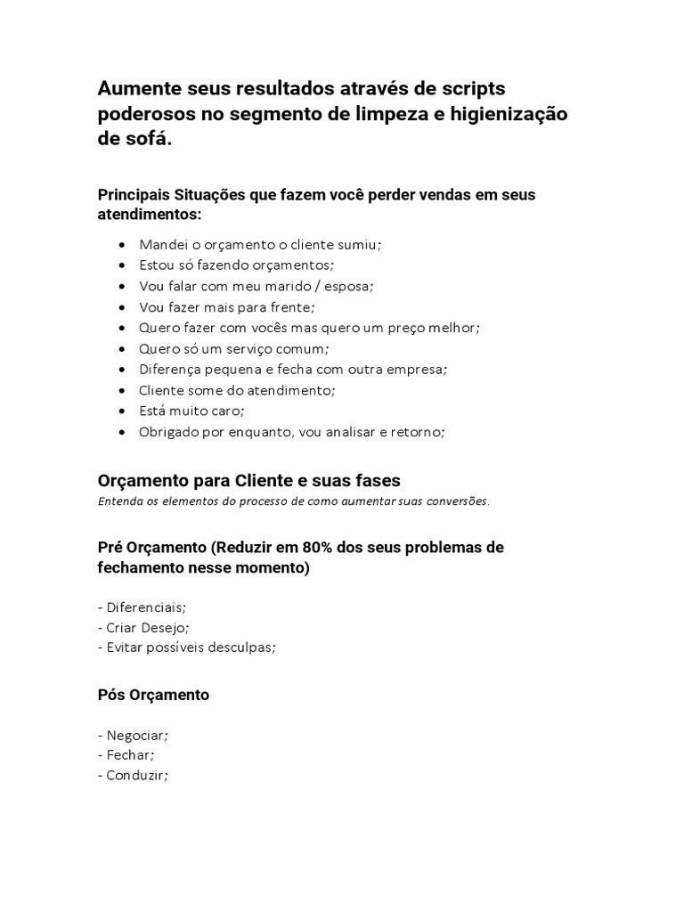Aumente Seus Resultados Através De Scripts Poderosos No Segmento De
