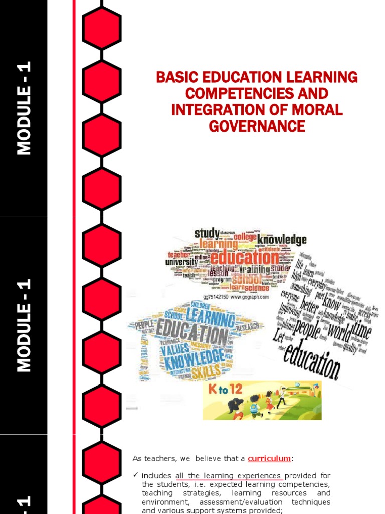Iteach - Module 1 With Examples | PDF | Curriculum | Learning