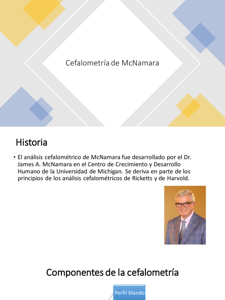 Analisis de Mcnamara Final | PDF | Anatomía humana | Cabeza y cuello ...