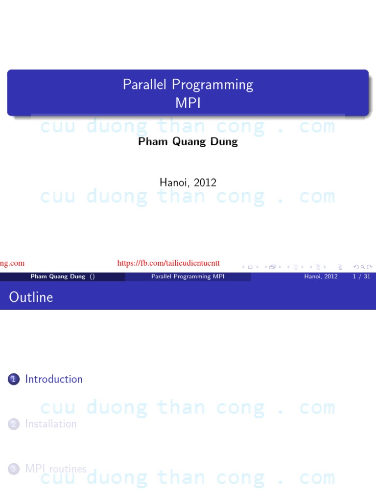 Lap-Trinh-Song-Song - Pham-Quang-Dung - Chapter-Mpi - (Cuuduongthancong ...