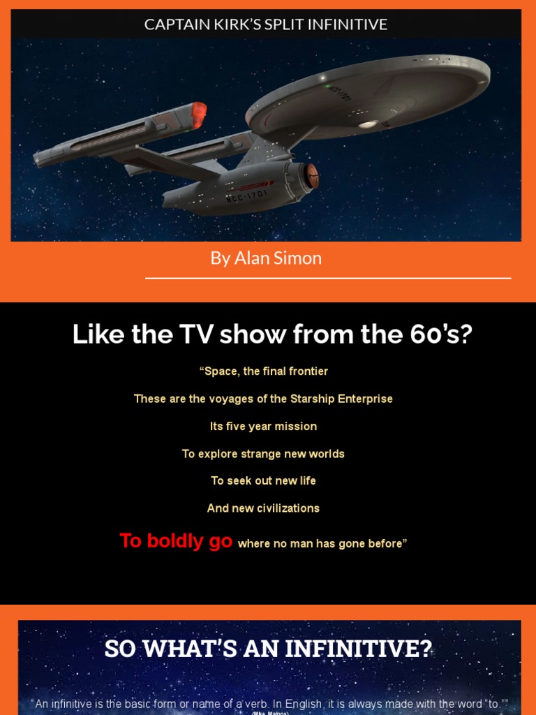 Captain Kirks Split Infinitive | PDF | Syntax | Language Mechanics