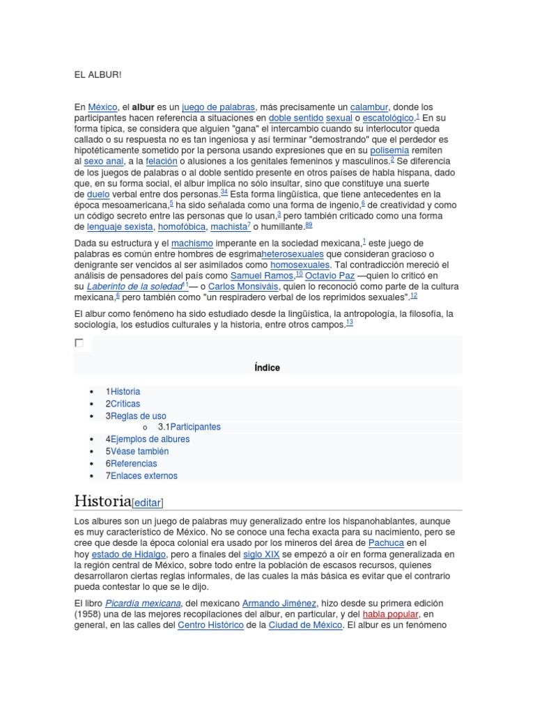 El Albur | PDF | México