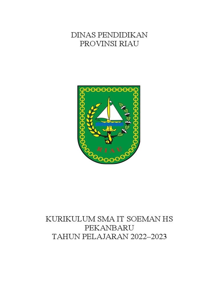 Dokumen KTSP SMA IT Soeman Hs P.Baru TP. 2022-2023 New | PDF Dokumen KTSP SMA IT Soeman Hs P.Baru TP. 2022-2023 New | PDF
