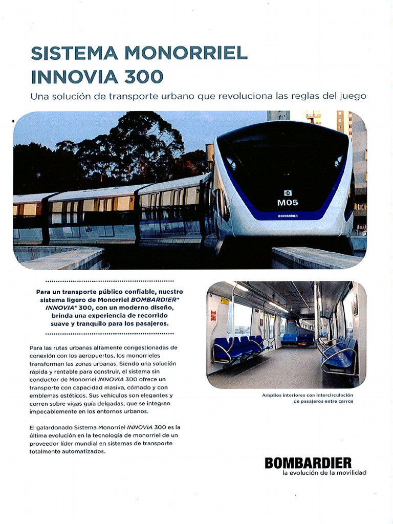 Bombardier Monoriel Innovia 300 | PDF