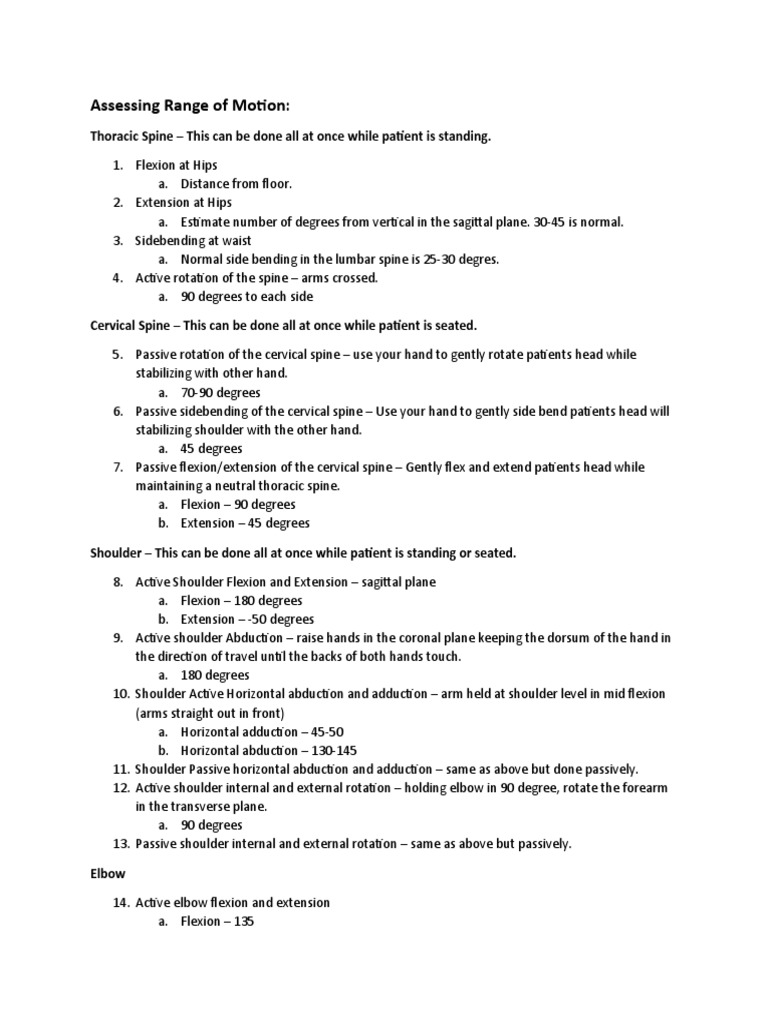 OMM Practical 1 | Download Free PDF | Anatomical Terms Of Motion | Anatomy