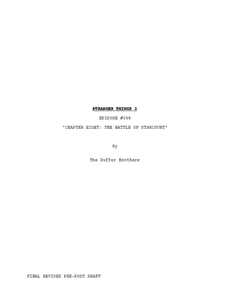 Stranger Things 2016 Season 3 Episode 8 Chapter Eight The Battle of ...